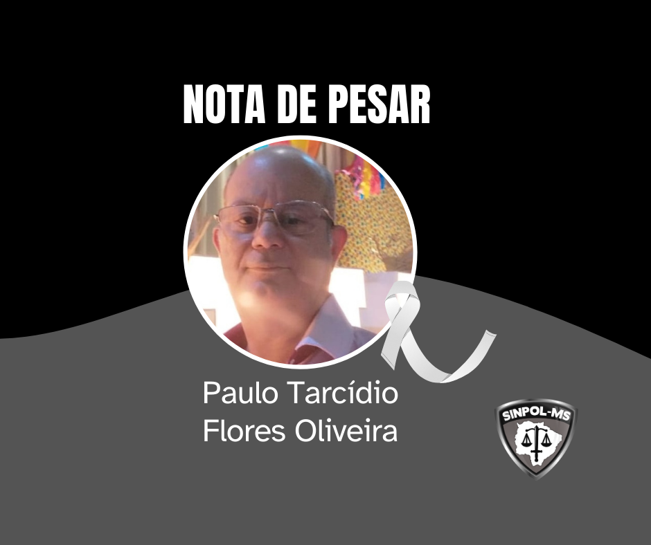 SINPOL-MS Nota de falecimento