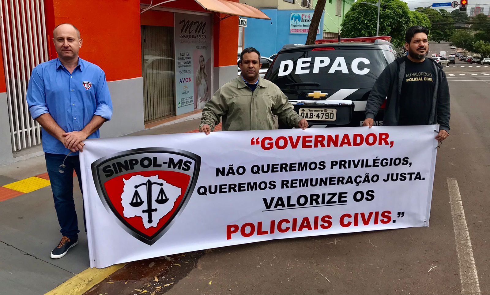 SINPOL-MS Sinpol MS mobiliza população em prol de valorização da ...