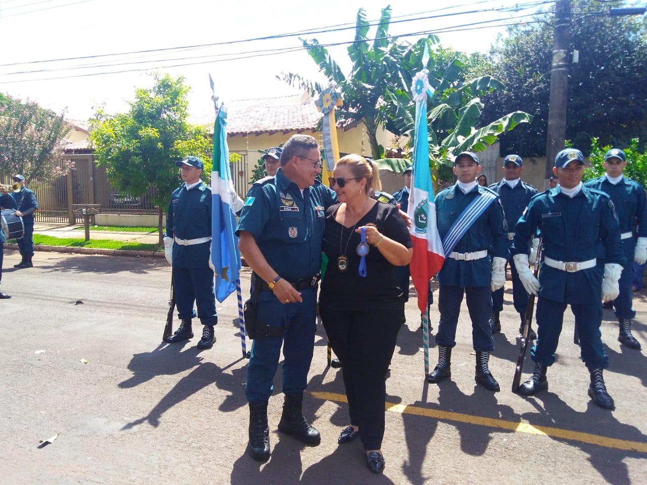SINPOL-MS Investigadora Maria Campos é homenageada pela Polícia Militar